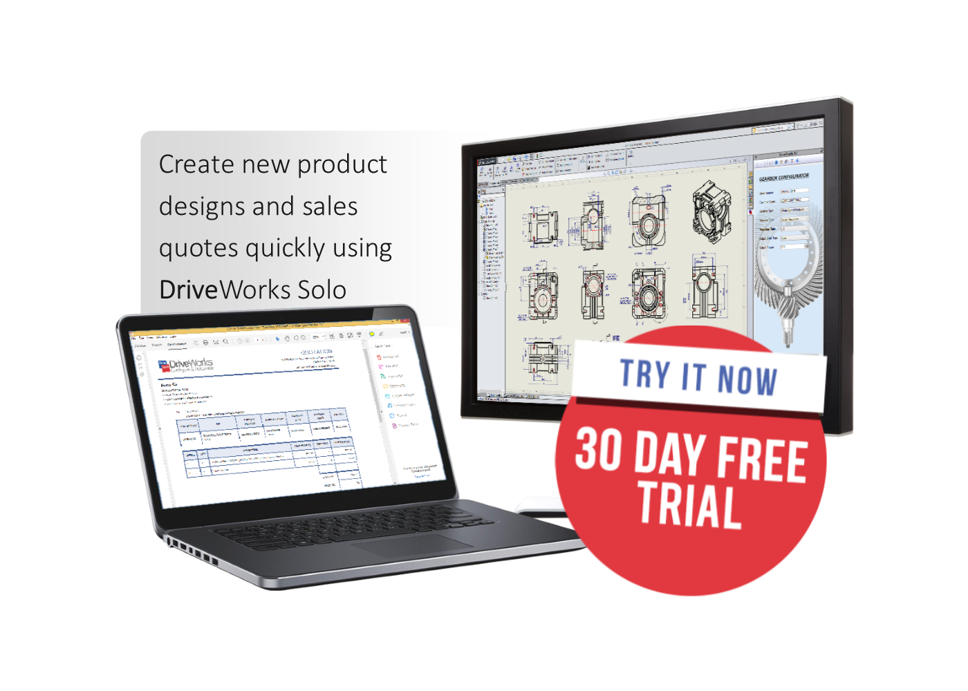 Prueba gratis DRIVEWORKS Solo durante 30 dias - SolidBI